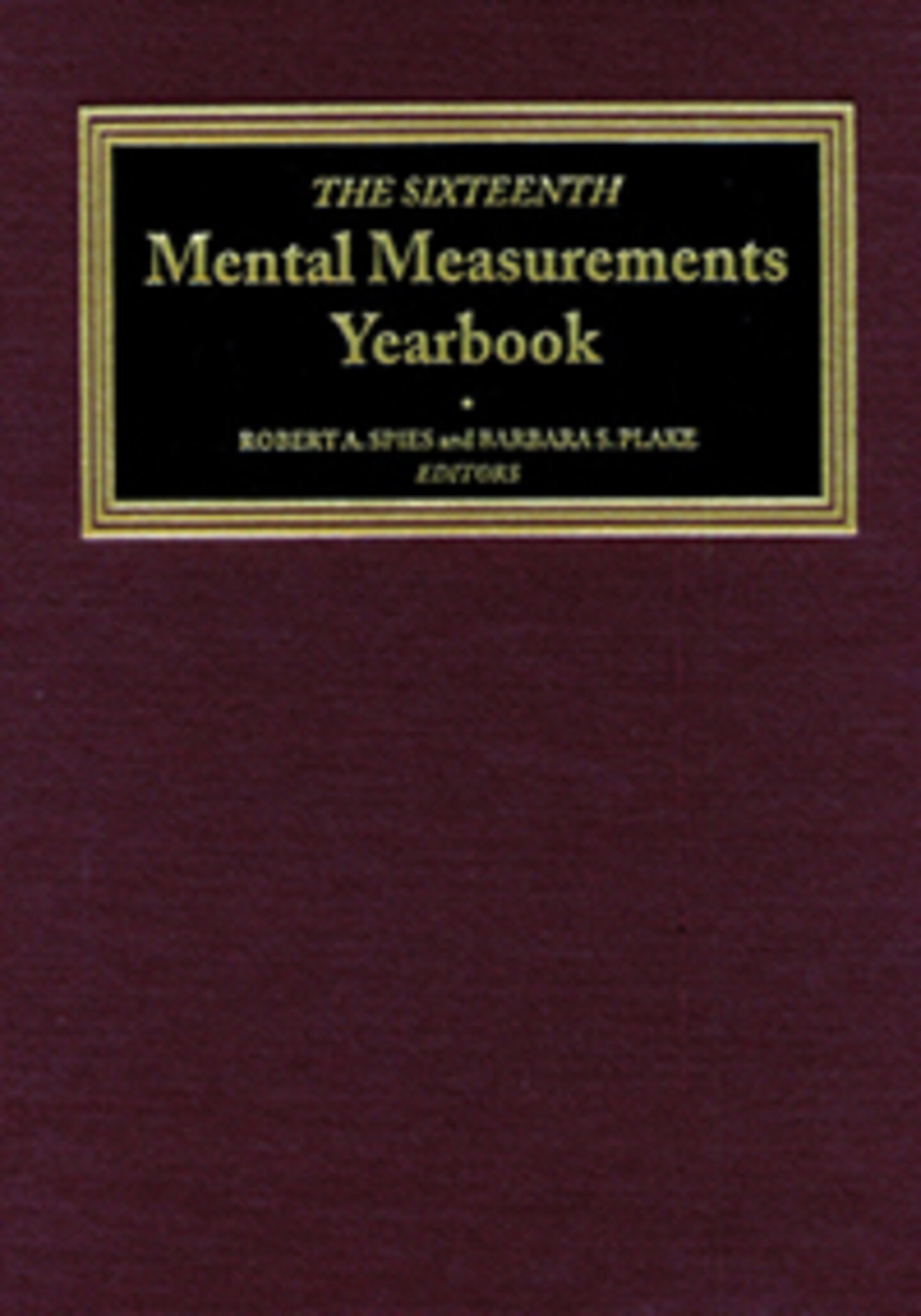 Mental Measurements Yearbook | Buros Center for Testing | Nebraska