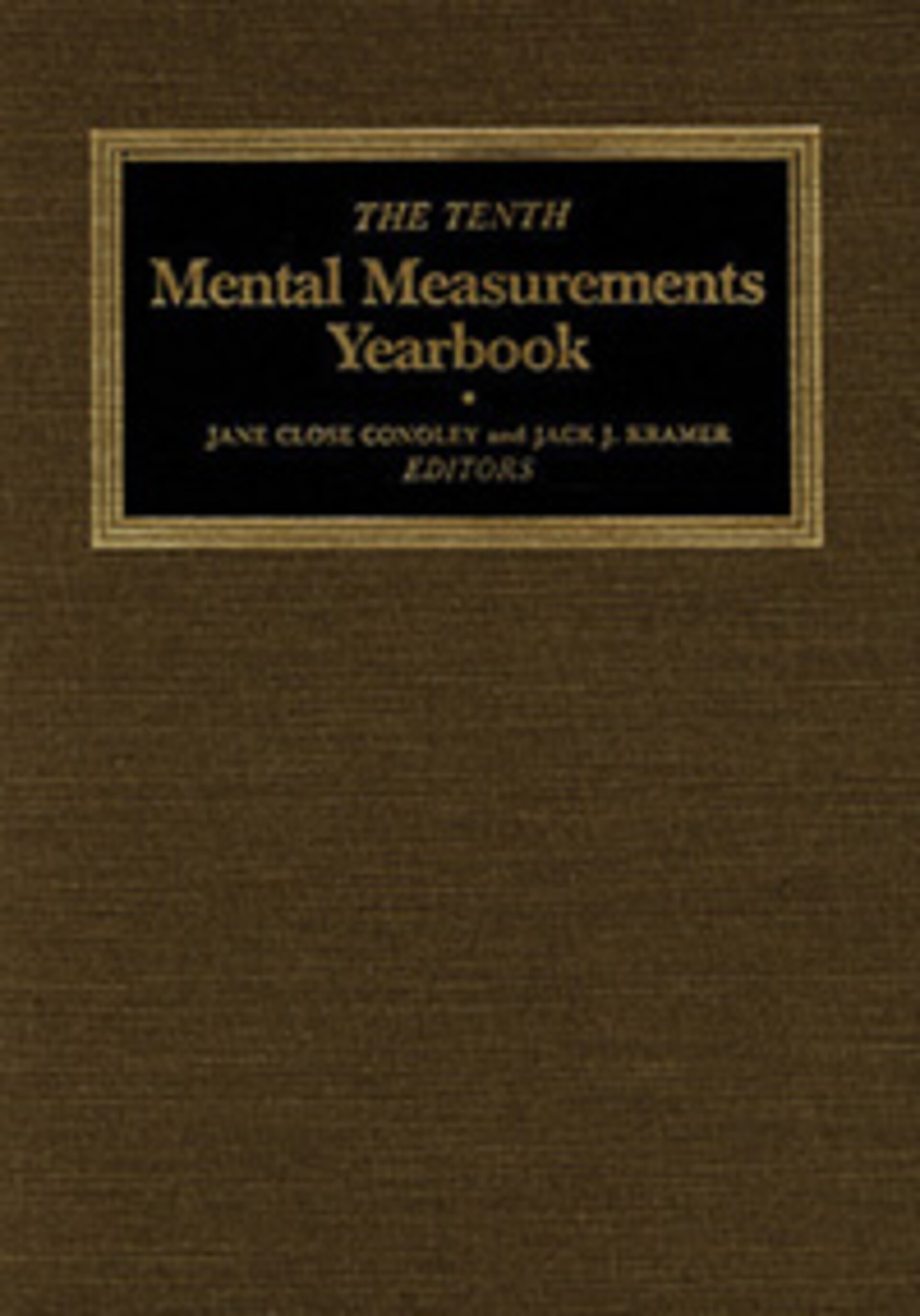 Mental Measurements Yearbook | Buros Center for Testing | Nebraska