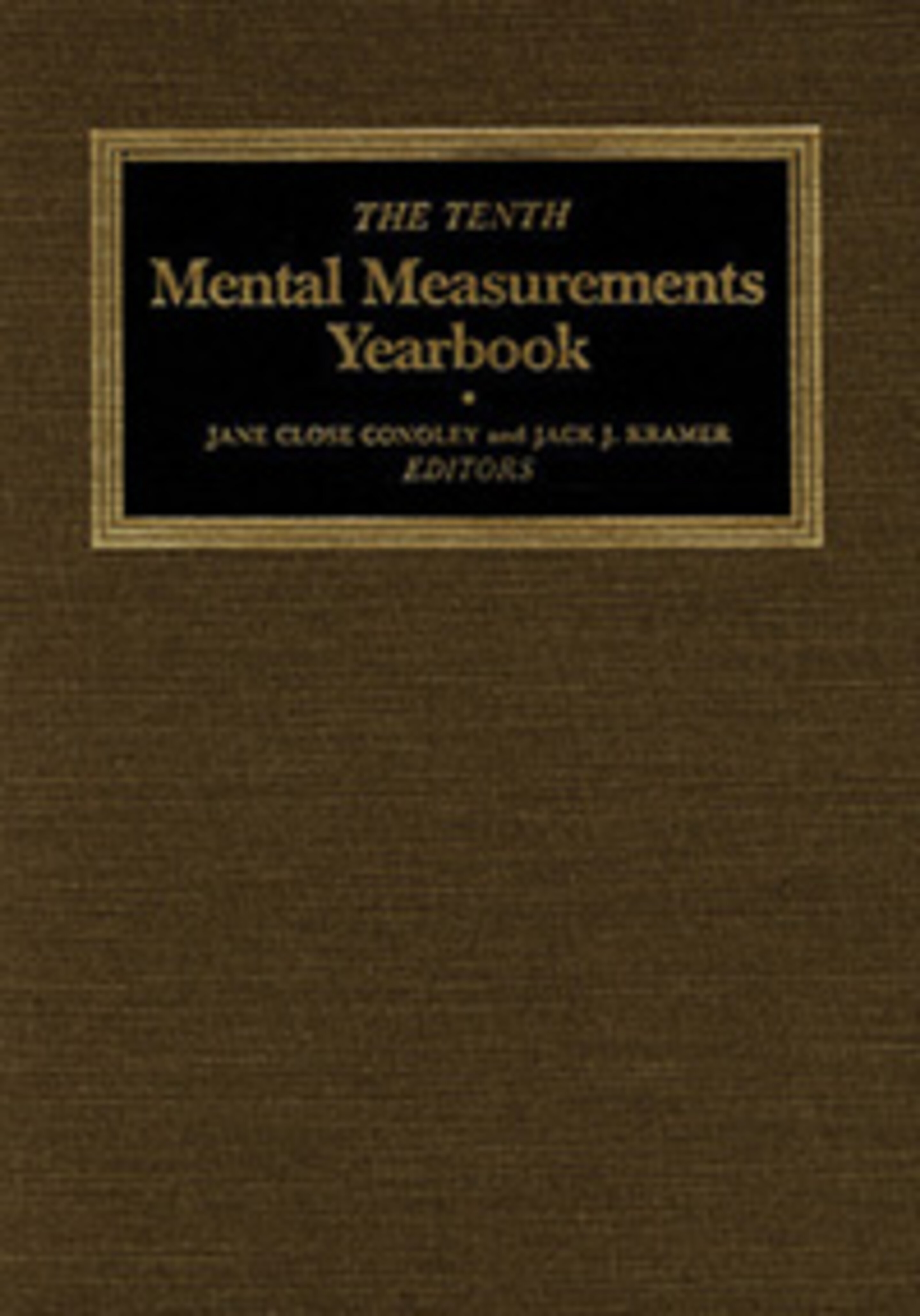 Mental Measurements Yearbook | Buros Center for Testing | Nebraska