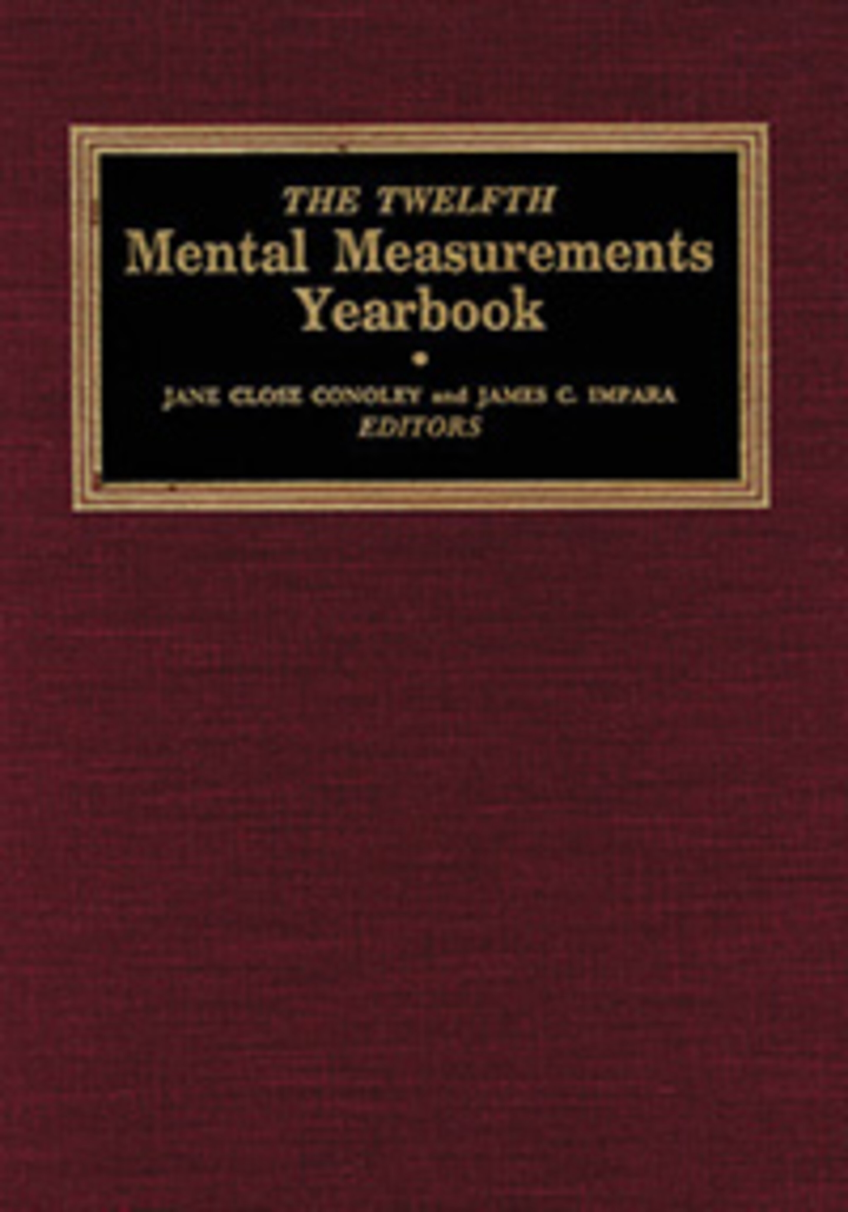 Mental Measurements Yearbook | Buros Center for Testing | Nebraska